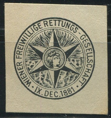 Austria 1881 Vienna Volunteer Rescue Society Wiener Freiwillige ...