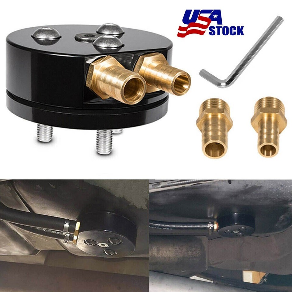 Fuel Tank Gas Diesel Integrated Return Dual-Port Sump Kit Fit Cummins ...