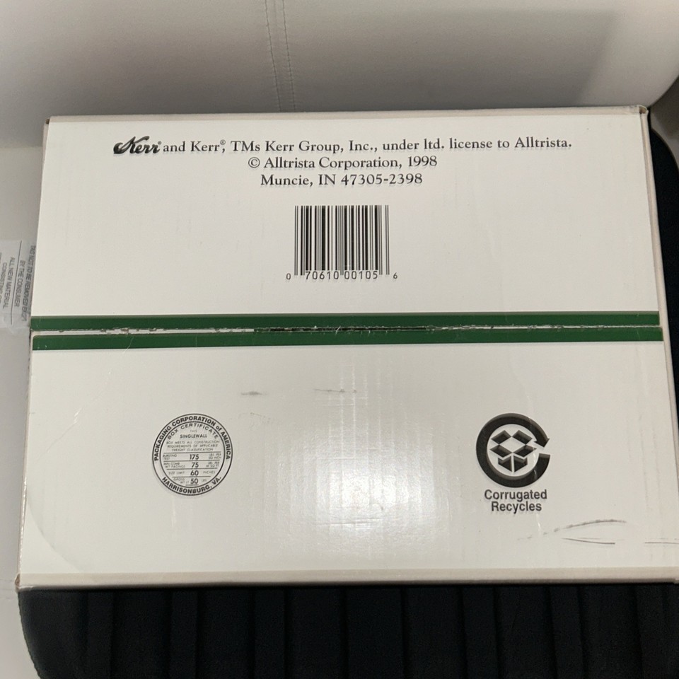 Kerr Decorated Fruit Embossed 8 oz Jam & Jelly Jars - Boxed set of 12 ...