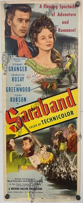 Saraband (1948) - Original U.S. Insert Movie Poster SIGNED (14" x 36") | eBay