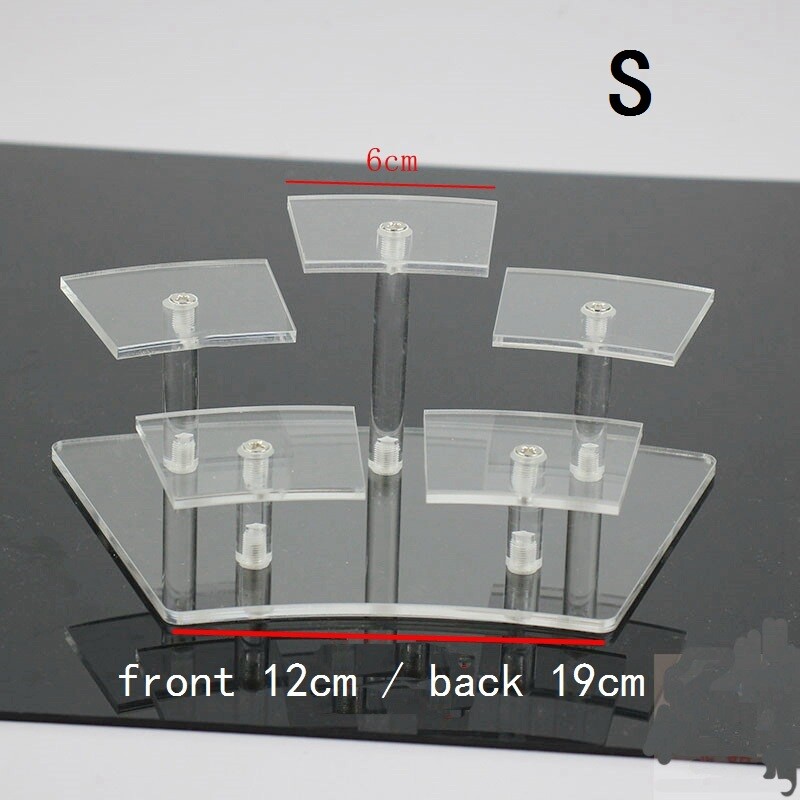 Acrylic Clear Stand Model Doll Toy Ornament Display Holder Rack ...