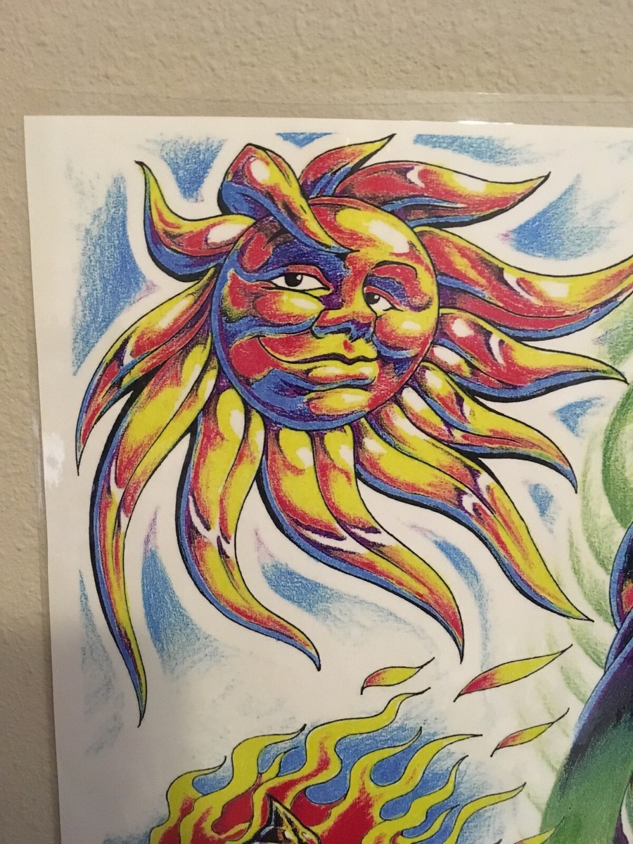 Trippy Sun Tattoos