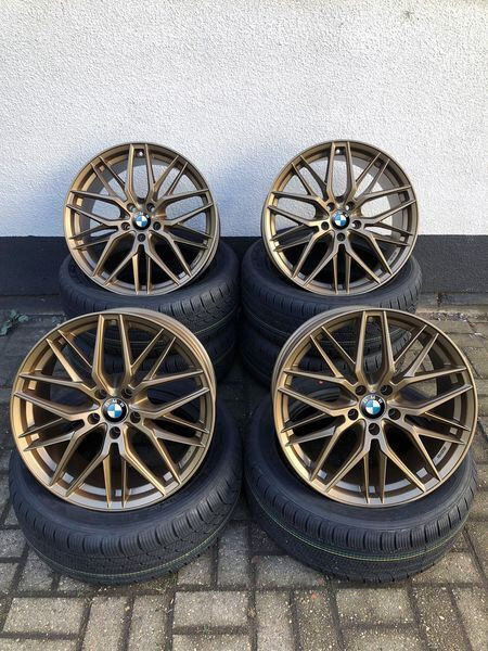 19 Zoll Damina DM08 Felgen 5x120 Bronze für BMW M Performance Paket F10 ...