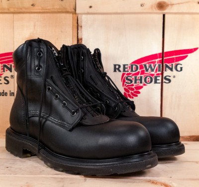 Red Wing 3507 Steel Toe Boots (Zip & Lace-Up Available) | eBay