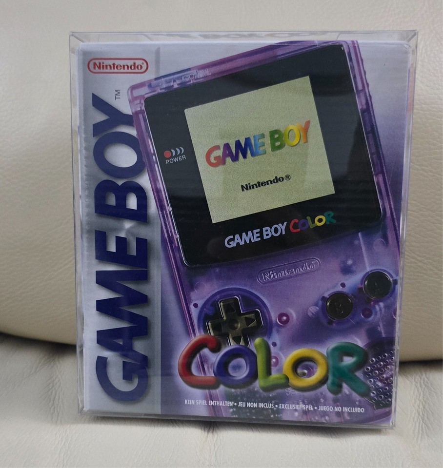 Nintendo GAMEBOY Color Console ATOMIC PURPLE FACTORY NEW Unused RARE ...