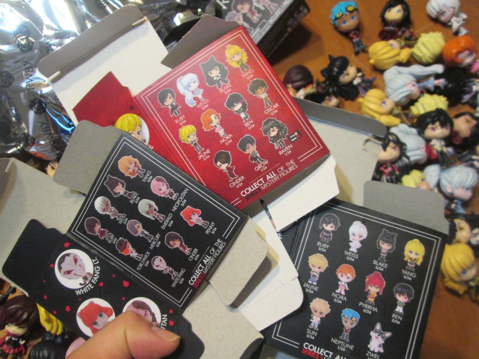 MYSTERY FIGURES MINIS BLIND BOX RWBY RUBY SERIES 1 , 2 & 3 COMPLETE ...