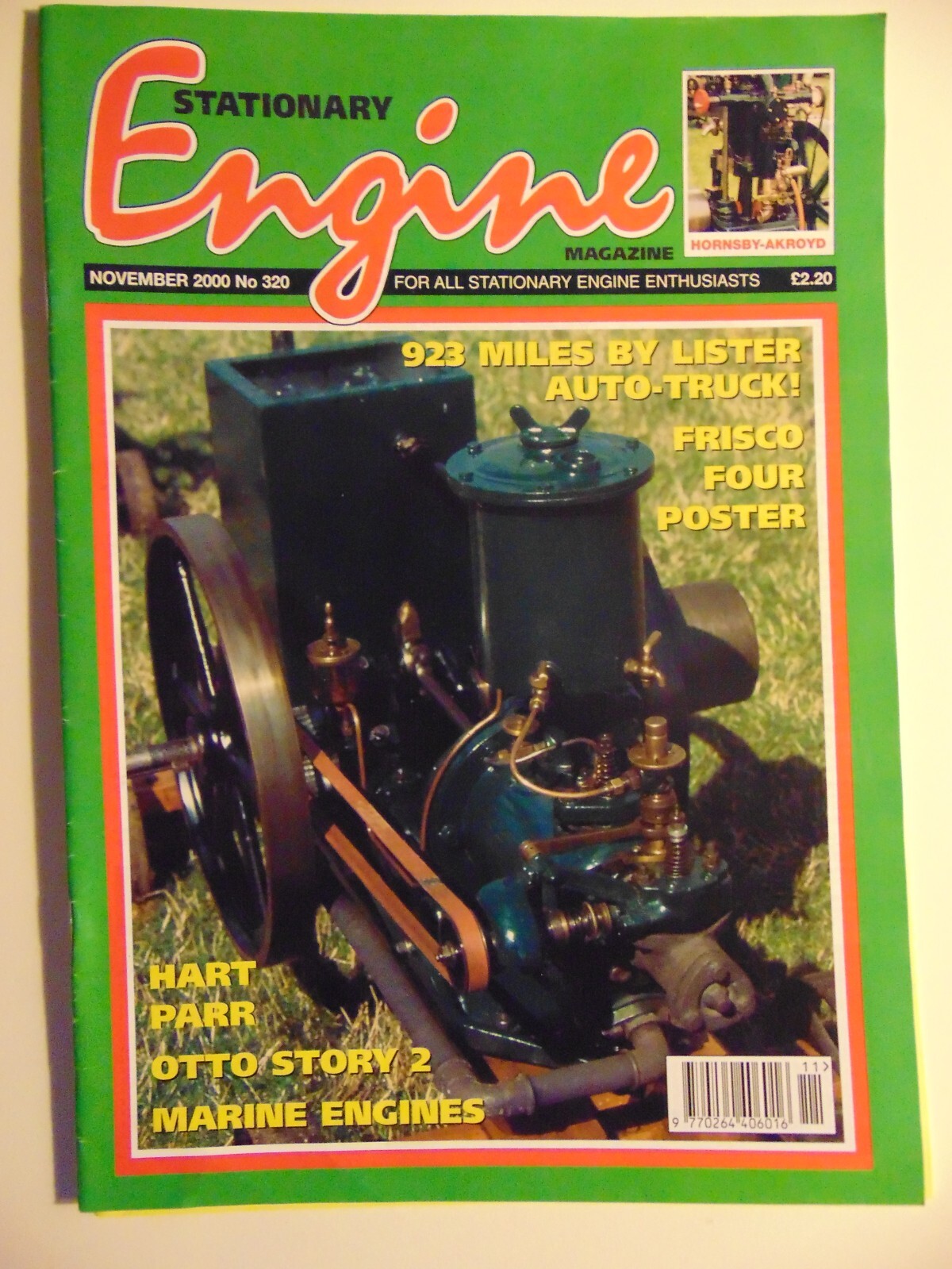 STATIONARY ENGINE Magazine November 2000-HART PARR | eBay