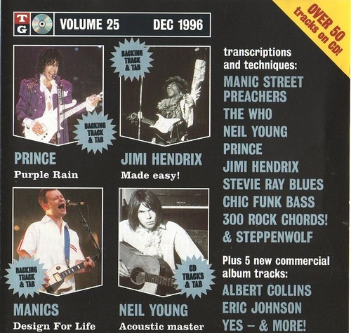 Various - Total Guitar CD Vol. 25 , Dec 96 (CD 1996) Who; Manics ...