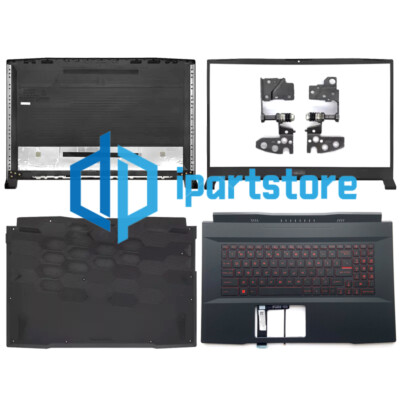 New For MSI Katana GF76 MS-17L1 17L4 Back Cover/Bezel/Palmrest/Bottom ...