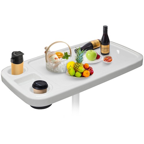 34X18 inch Rectangular Pontoon Boat Table Marine RV Table，removable ...