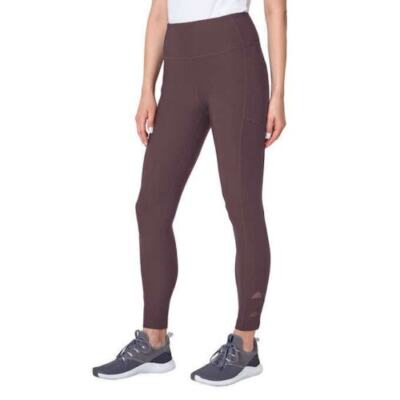 NWT MONDETTA FLINT PURPLE HIGH-RISE TIGHT FIT SIDE POCKET LEGGINGS SZ L ...
