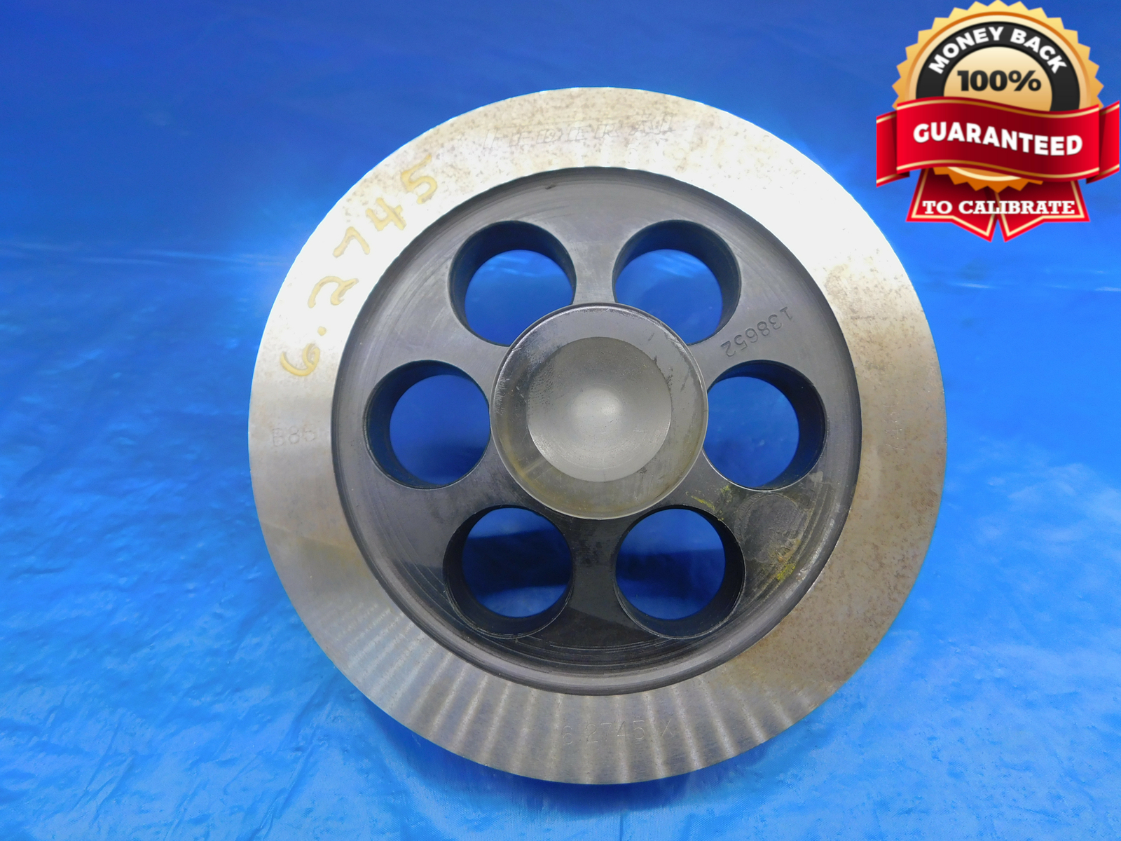 FEDERAL 6.2745 CLASS X MASTER SETTING DISC FOR CALIBRATING MICROMETERS ...