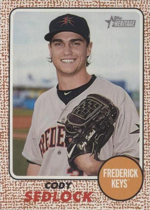 2017 Topps Heritage Minor League Edition - Cody Sedlock #46 (RC) for ...