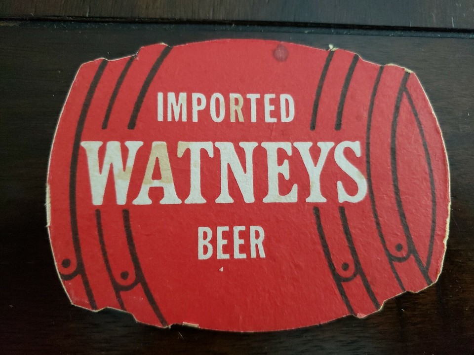WATNEYS RED BARREL BEER Rare Cardboard COASTER! | eBay