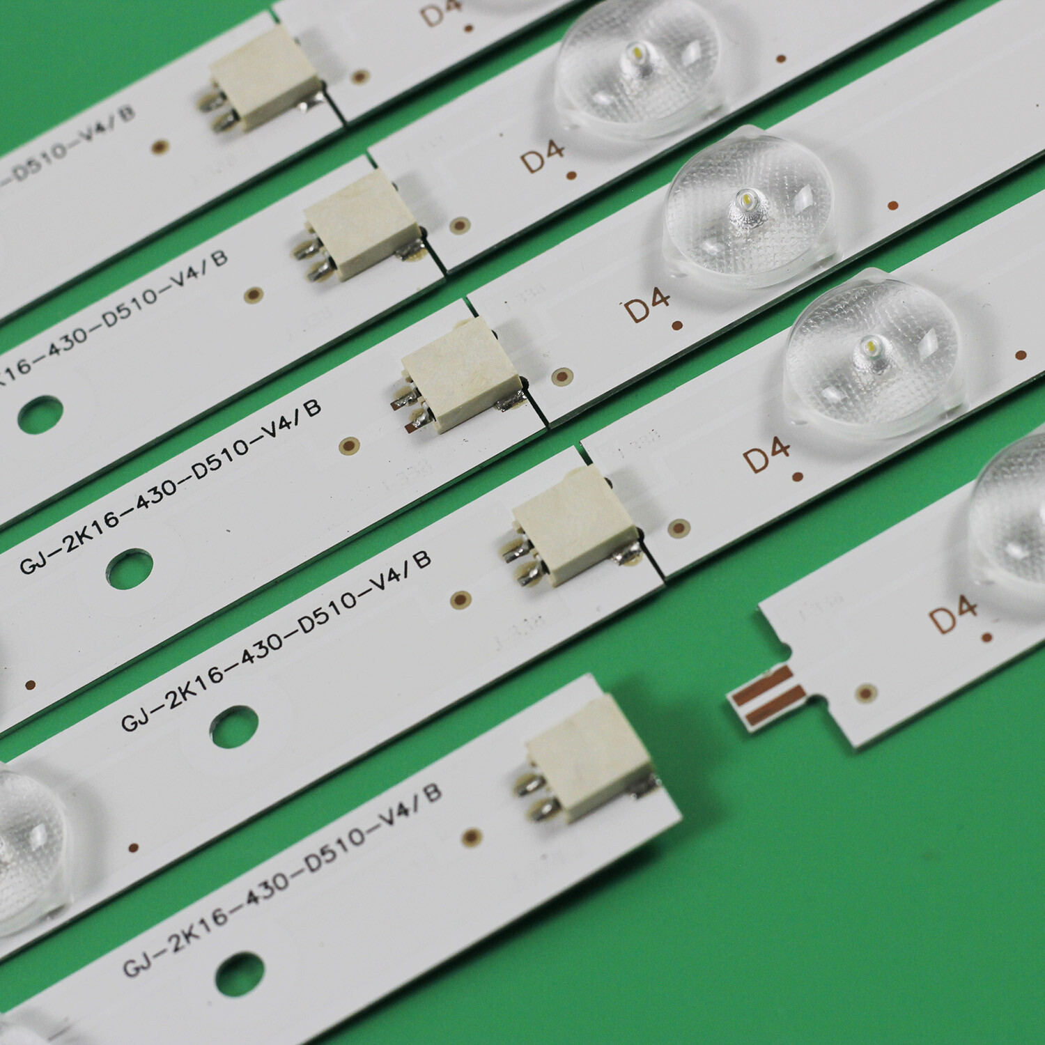 Kit/5pcs LED Strips For CDE4302 NS-43DR620NA18 TPT430H3DUY TPT430U3 ...