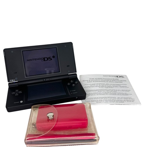 Nintendo DSi Matte Black Console TWL-001 With Stylus (no charger ...