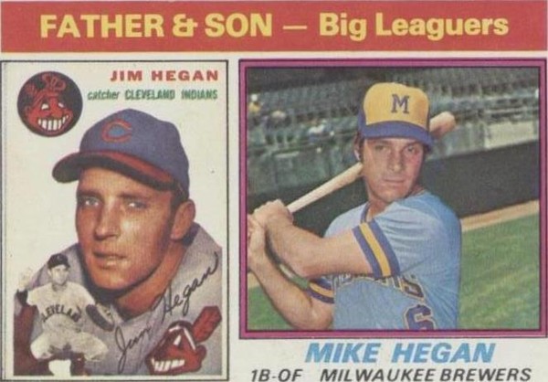 1976 Topps - Father & Son #69 Mike Hegan, Jim Hegan for sale online | eBay