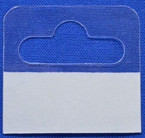 Self Adhesive Euro Hook/Slot/Hang Tabs 44mm x 36mm-Free DELIVERY 100 ...