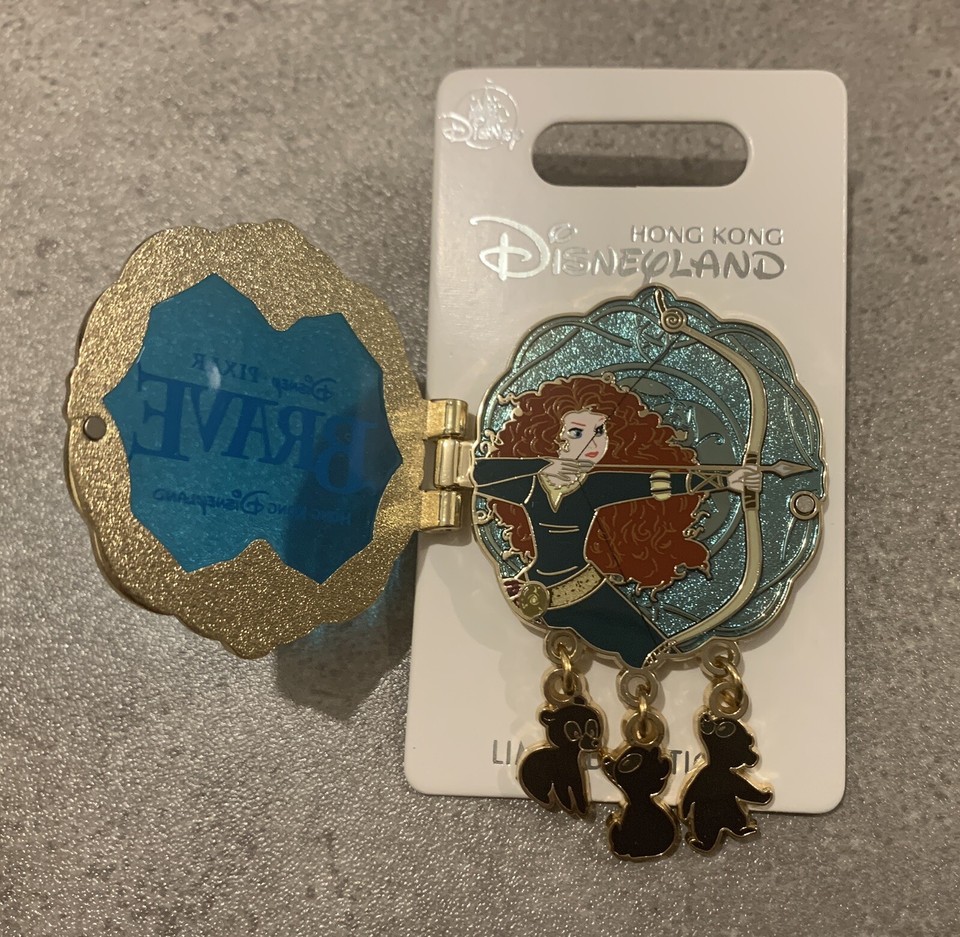 Disney pins HKDL Disneyland Brave Merida Pin 10th Anniversary LE500 | eBay