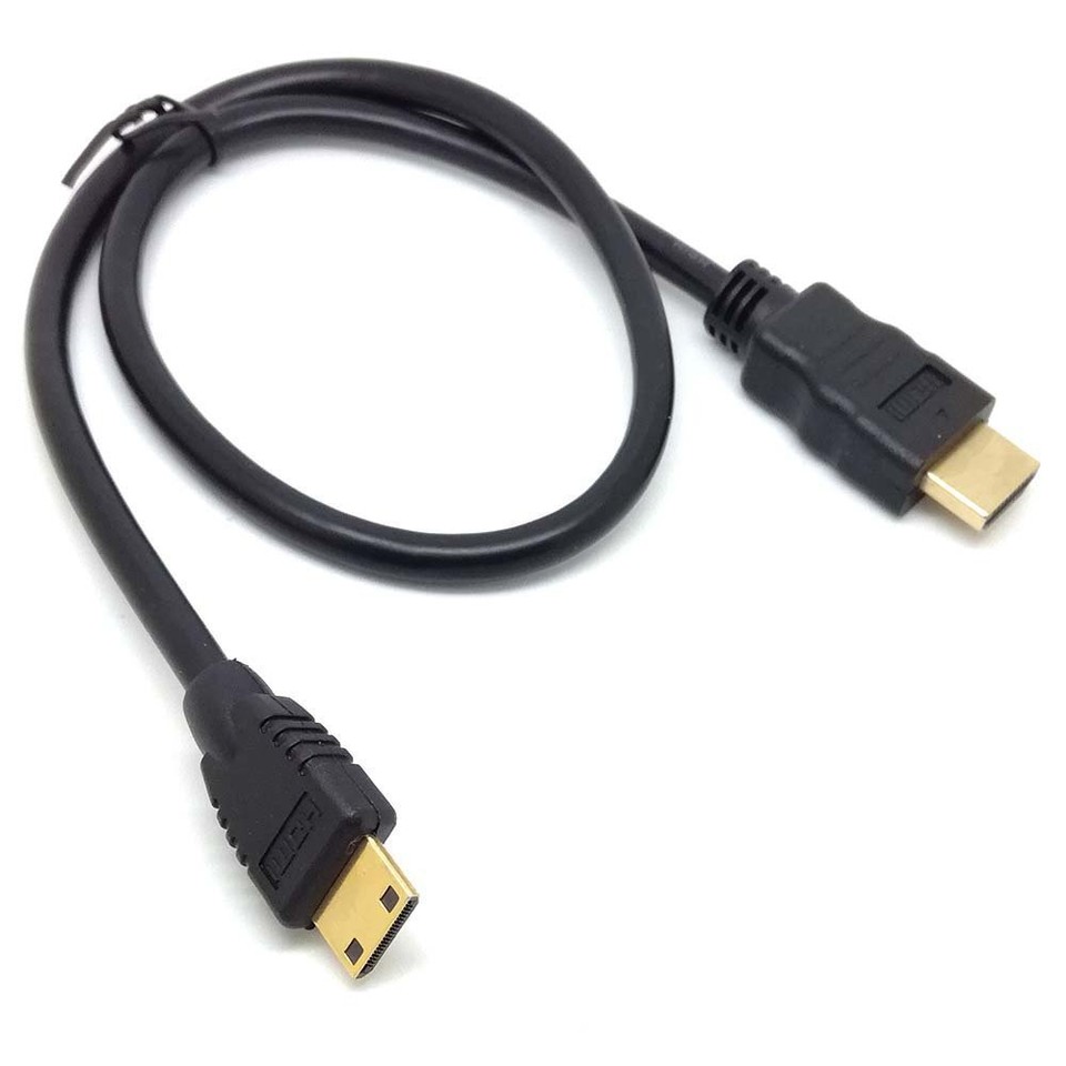 HDMI A to Mini HDMI C MALE cord Cable for canon camera PowerShot EOS ...