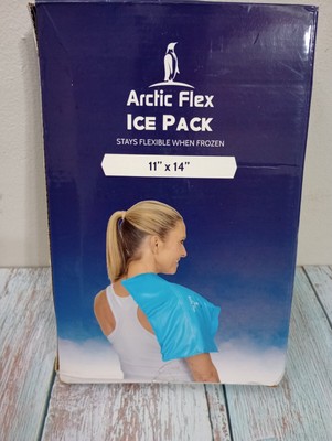 Arctic Flex Reusable Gel Ice Pack for Injuries with Straps (14" x 11") - Flexibl | eBay