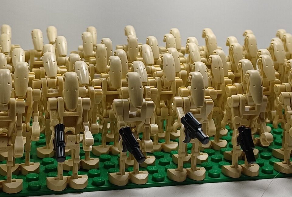 LEGO Battle DROID Minifigure Lot Star Wars Army Lot Of 10 Figures w ...