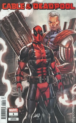 Cable and Deadpool Annual 1B Liefeld Variant VF 2018 Stock Image | eBay UK