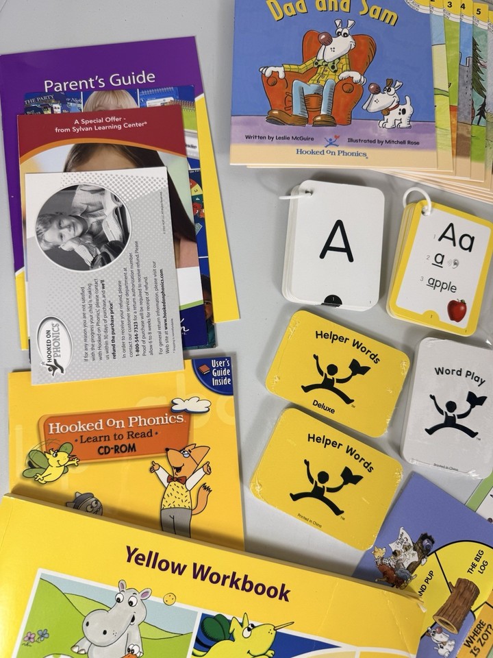 COMPLETE Hooked On Phonics Learn To Read Kindergarten Reading Program ...