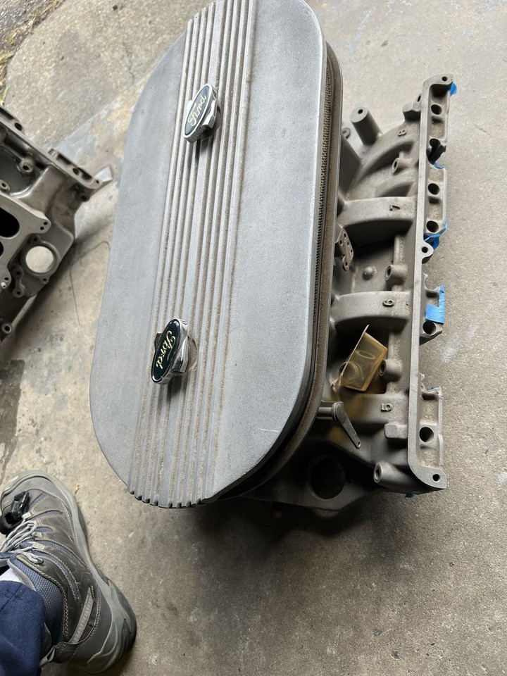 Intake Manifold Ford Factory FE 3x2 With Air Cleaner | eBay