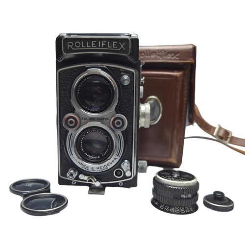 Rolleiflex 3.5 A Automat K4A TLR 120 Film Camera Xenar 75mm f/3.5 Lens ...