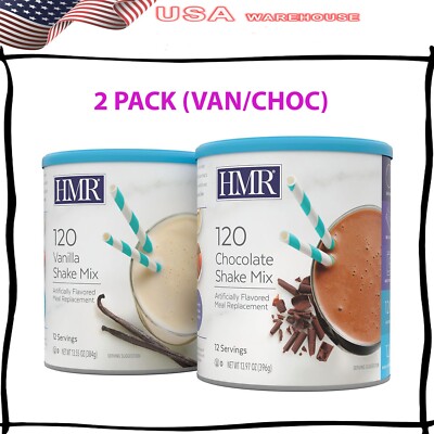 HMR 120 "Classic" Meal Replacement Powder Support Weight Loss, 2 Pack ...
