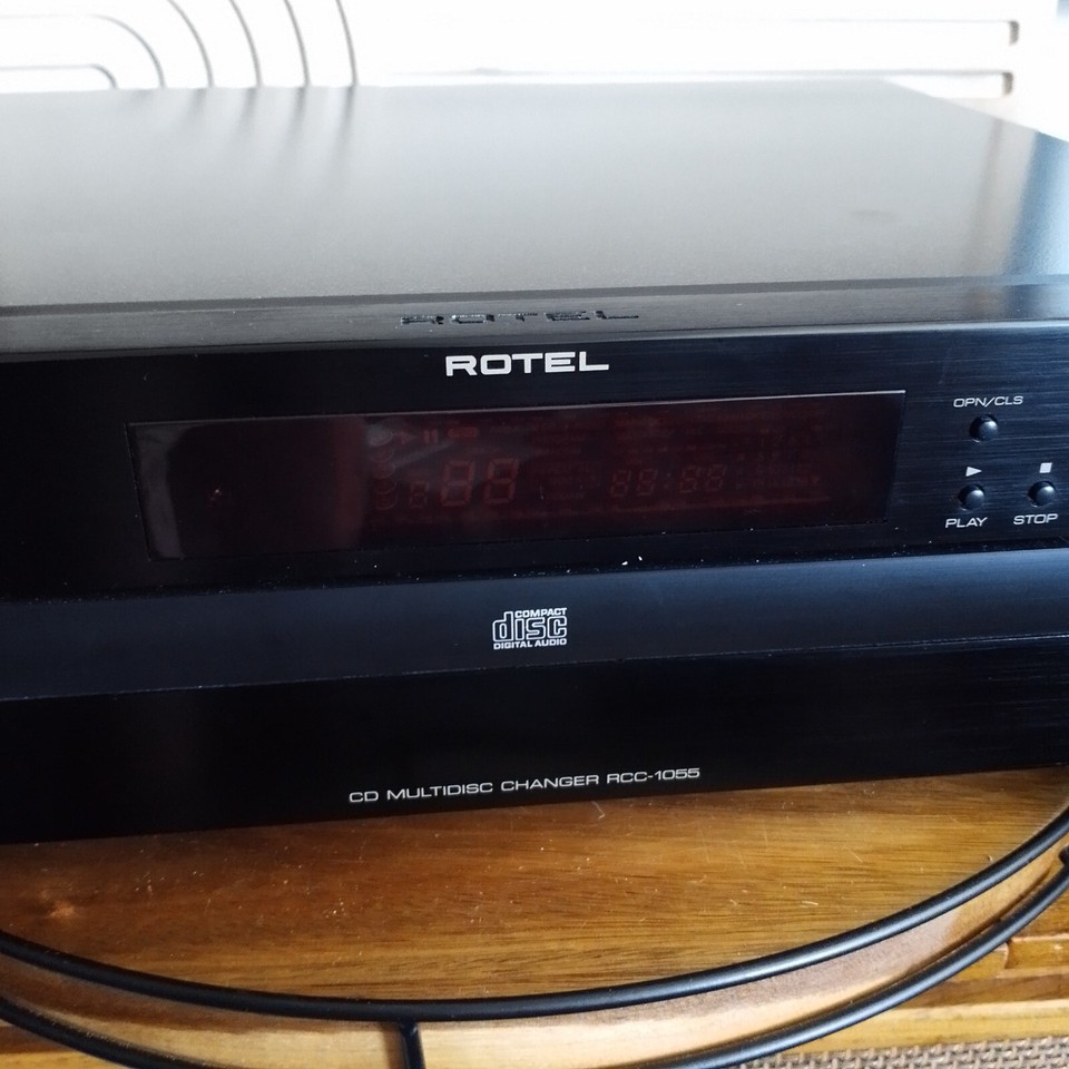 Rotel RCC-1055 5-Disc CD Multi-Disc Changer Parts or Repair | eBay