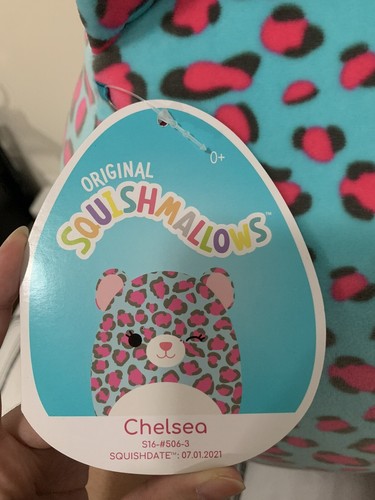 Squishmallow 16” Chelsea the Cheetah NEW Chill Chelsea Winking eye | eBay