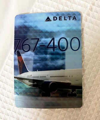 Delta Air Lines 2016 767-400ER Aircraft Pilot Trading Card #51 Unused ...