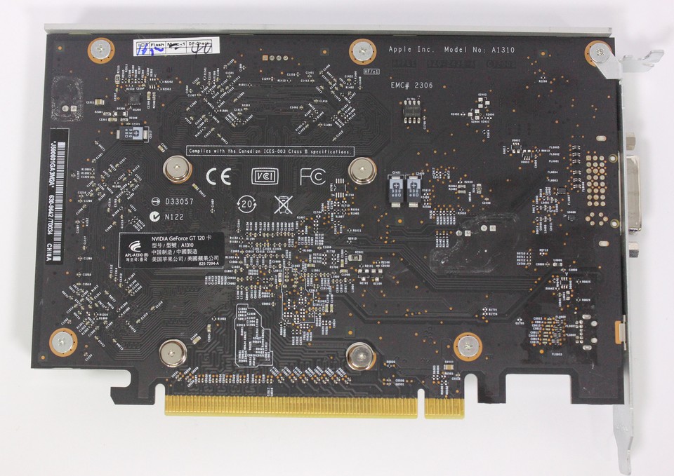 Apple NVIDIA GeForce GT 120 Video Graphics Card from 2009 Mac Pro A1310 ...