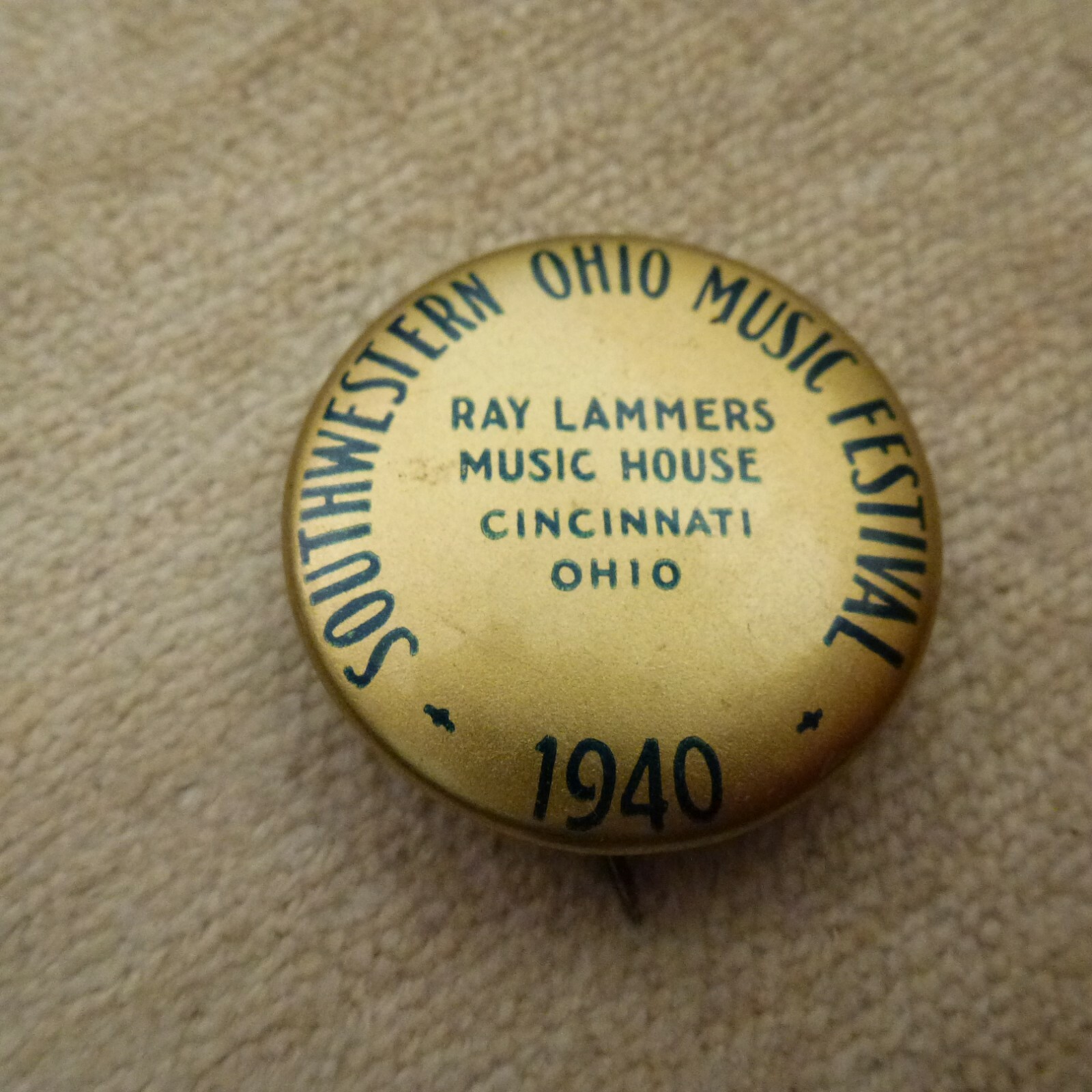 1940 SOUTHERN OHIO MUSIC FESTIVAL RAY LAMMERS MUSIC HOUSE CINCINNATI OH ...