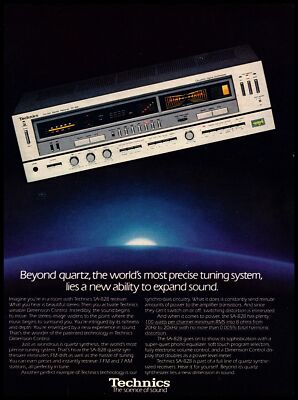 1981 Technics SA-828 Stereo Receiver Vintage Print Ad Audiophile Wall ...