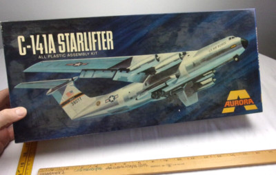 Lockheed C-141A Starlifter AURORA model kit 1969 USAF No. 376 | eBay