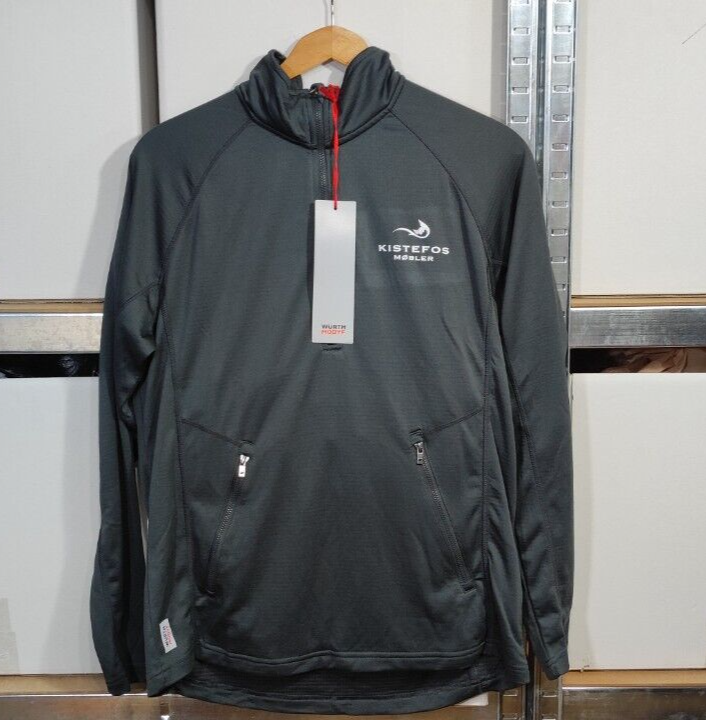 Würth MODYF Dark Gray Work Jacket Top Pullover Size M 1/2 Zip Fleece ...
