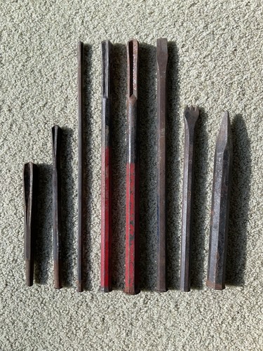 Vintage Cold Chisels Star, Flat, Pointed USA, Italy | eBay