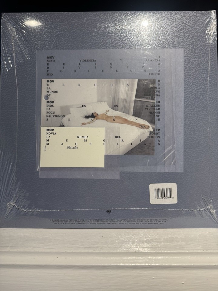 Rosalia Rosalía Lux Crystal Clear Vinyl with Signed Postcard + Poster ...