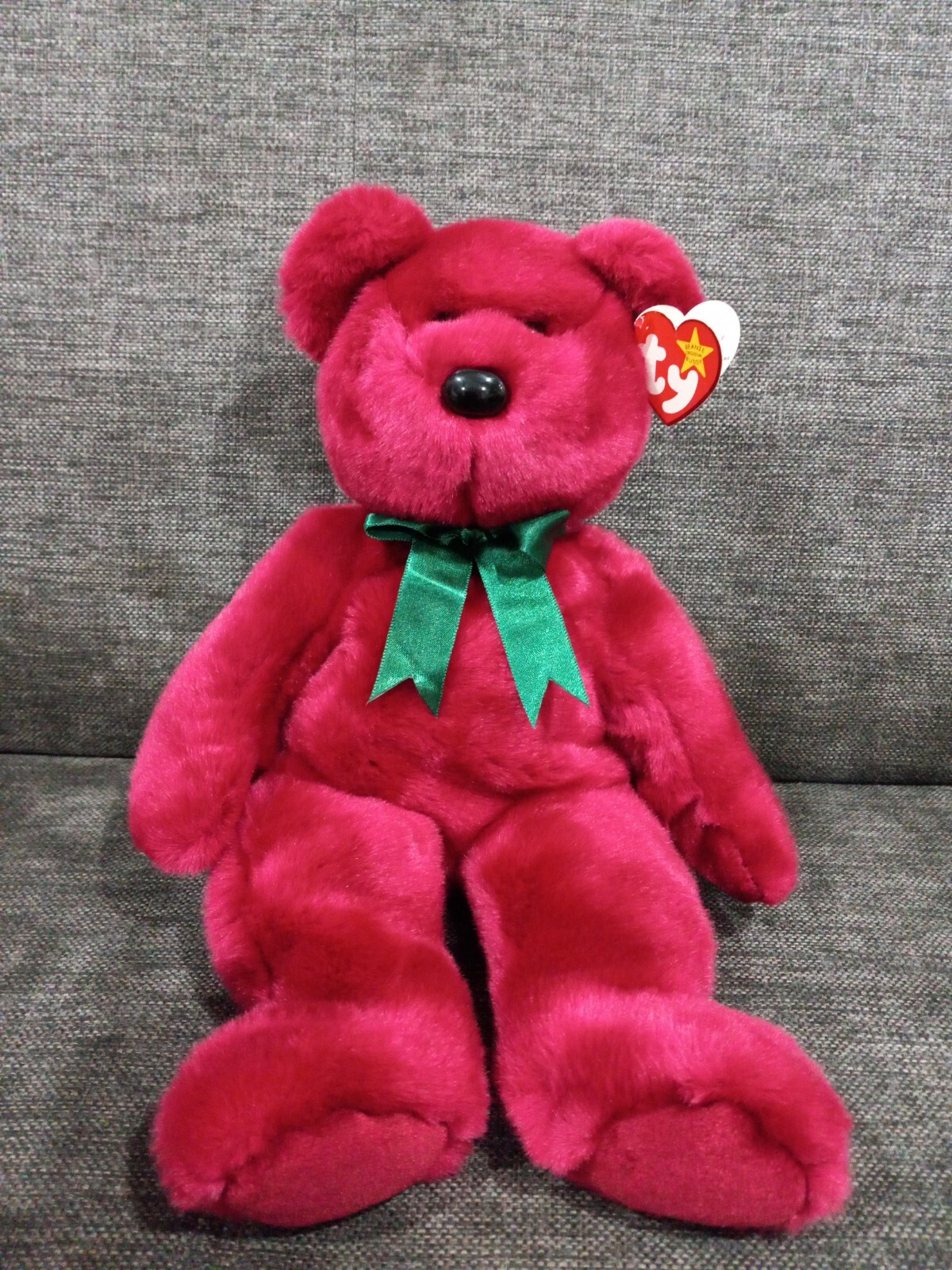 1998 TY THE BEANIE BUDDIES COLLECTION "TEDDY" BEANIE BABY 13" PLUSH ...