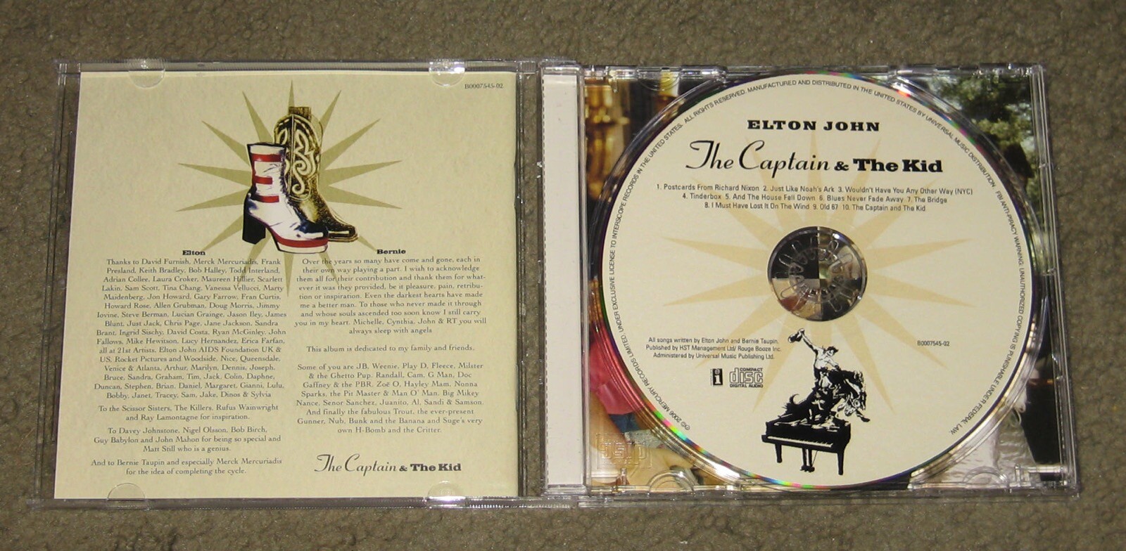Elton John - The Captain & The Kid (CD, 2006, Mercury) | eBay