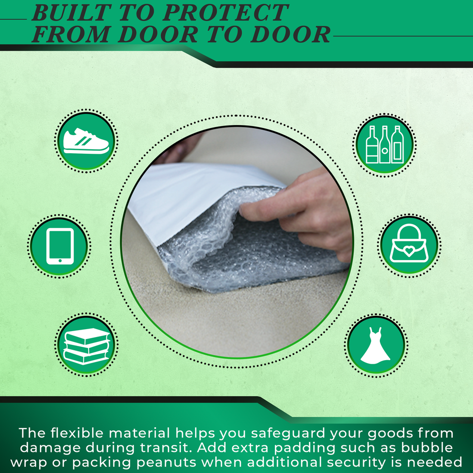 Poly Mailers Plastic Ship Bag 5x7 6x9 9x12 10x13 7.5x10.5 12x15.5 14x17 ...