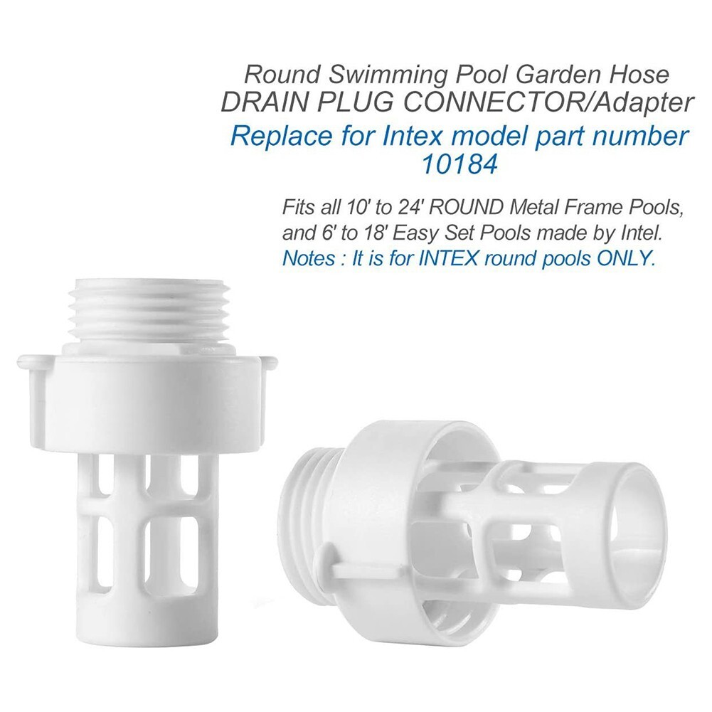 Connector Round Swimming Pool Spare Parts 10184 Drain Plug Connector ...