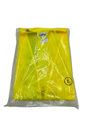 DSP Safety Yellow Vest Size Large | eBay