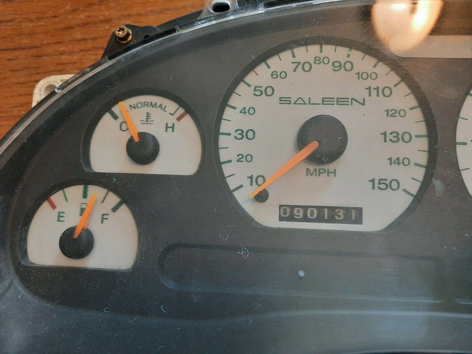 Saleen Mustang tach decal Cobra GT F150 Focus tachometer raptor sticker ...