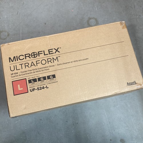 3,000 Large Gloves - MicroFlex UltraForm Powder-Free Nitrile UF-524-L ...