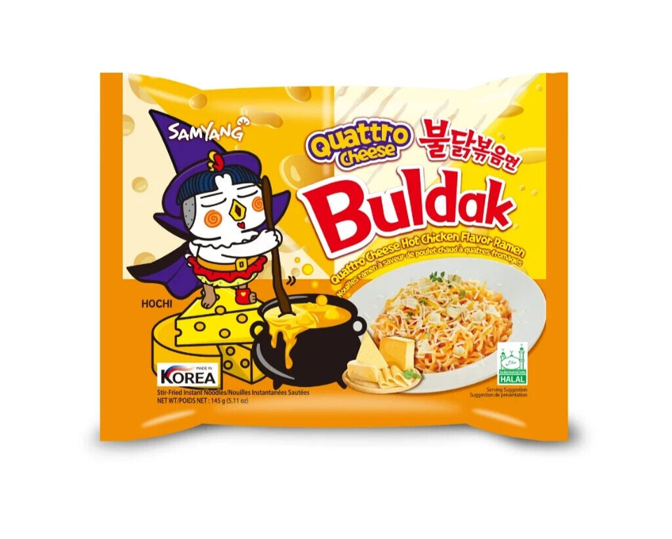 4x Korean Samyang Buldak Spicy Hot Chicken Flavor Ramen Instant Noodle ...