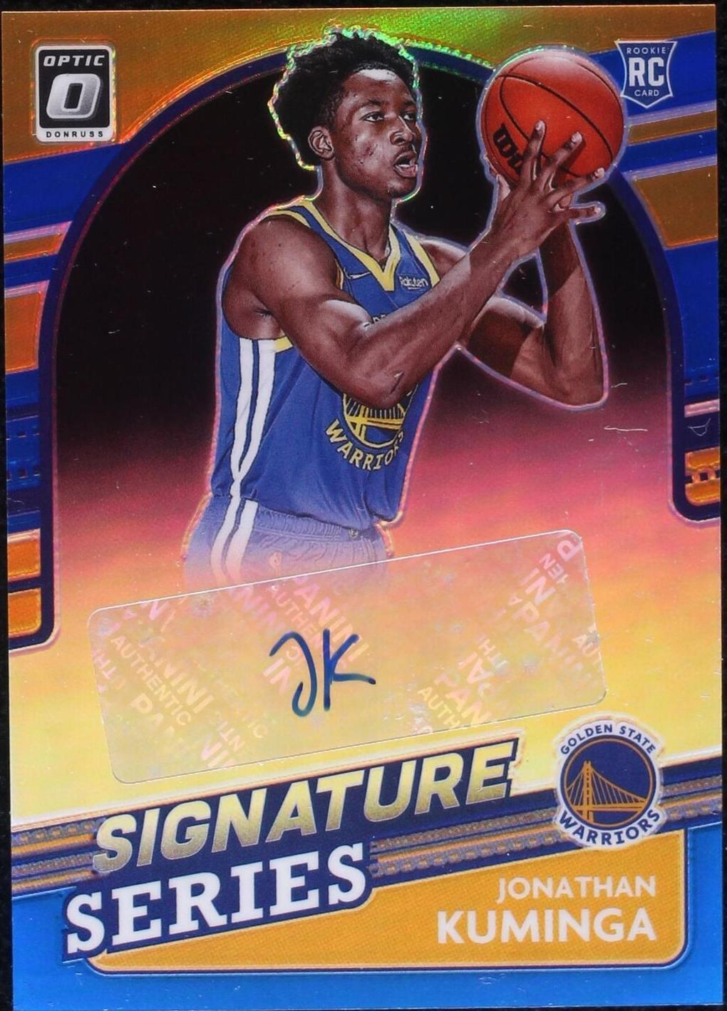 2021-22 Panini Donruss Optic - Signature Series Jonathan Kuminga #SS ...